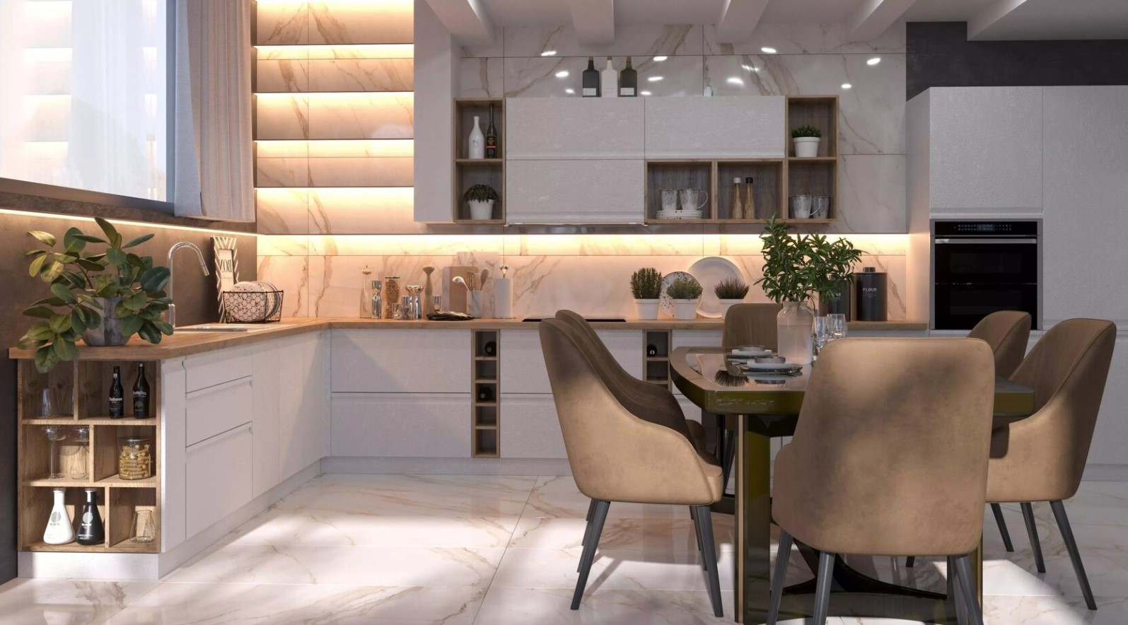 Гарнитур модульный Бронкс №1 в Иркутске купить с доставкой - цена 96829